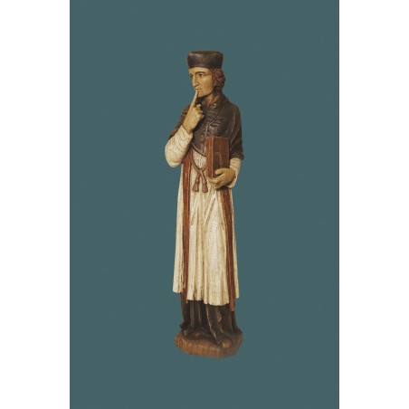 Santo Ivo (Patrono dos Advogados) - Branco / Negro - 31 Cm